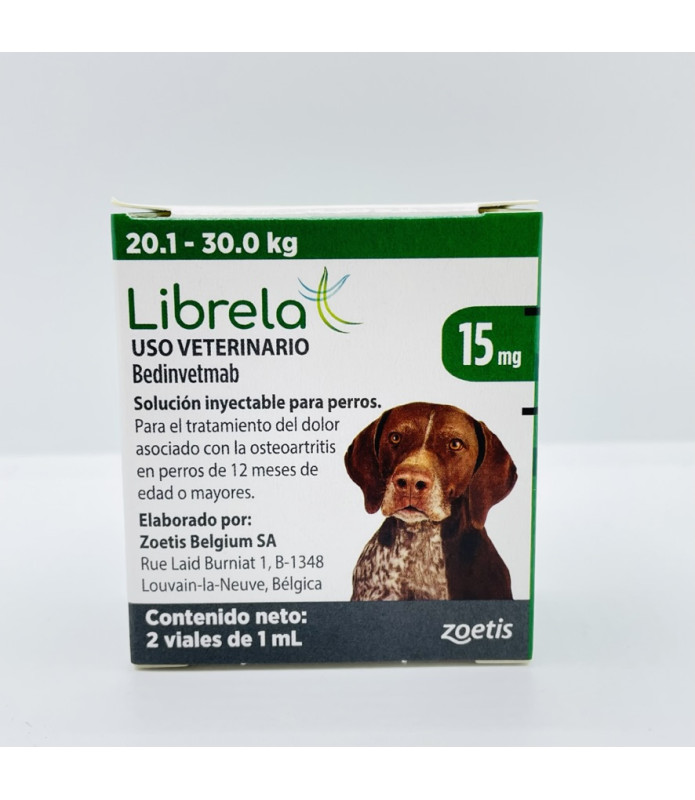 LIBRELA 15 MG ML CAJA 2 VIALES | Distribuidor de Zoetis Productos ...