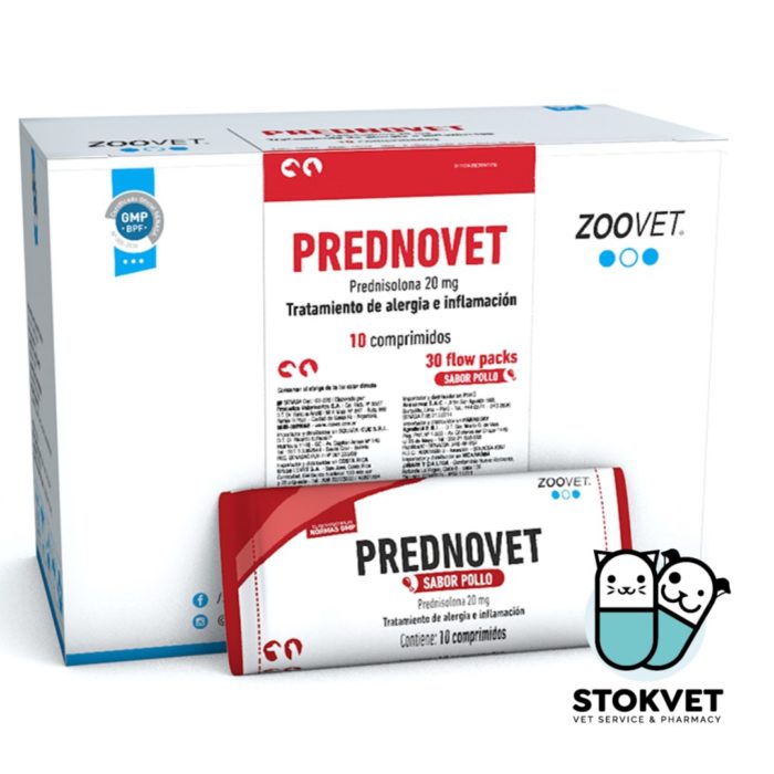 Prednivet 20 mg Antiinflamatorio antialergico | Distribuidor de Delta ...